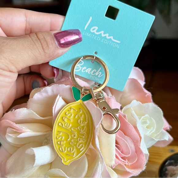 I Am | Accessories | I Am Easy Peasy Lemon Squeeze Yellow Lemon Fruit ...